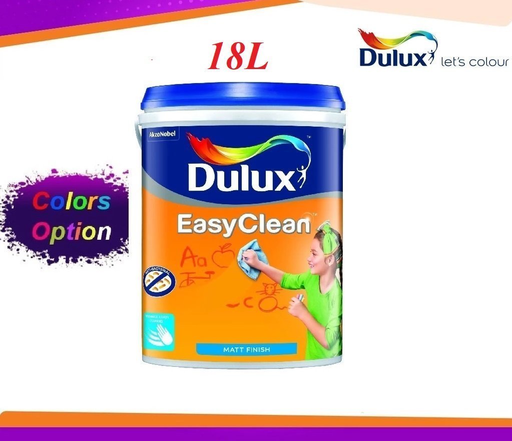18L Dulux Easyclean [ Interior Wall Paint ] MATT FINISHING ...